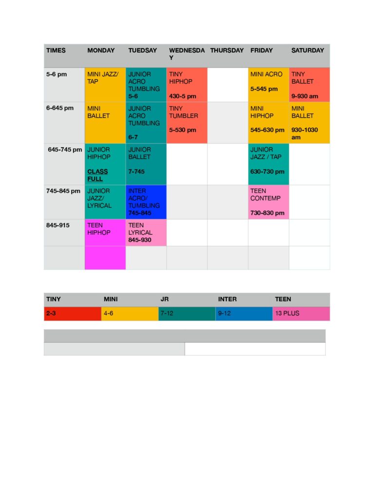 About The Studio - Chelsea's Dance Pac